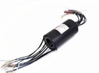 China Ø70mm Through Bore Industrial Slip Ring with 30×10A Power Circuits for Electric Table Rotation Systems for sale