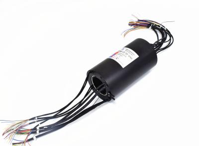 China Ø70mm Through Bore Industrial Slip Ring with 30×10A Power Circuits for Electric Table Rotation Systems for sale