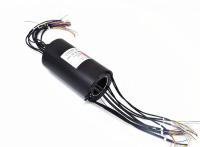 China Ø70mm Through Bore Industrial Slip Ring with 30×10A Power Circuits for Electric Table Rotation Systems for sale