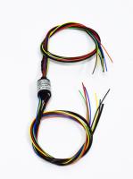China Miniature Slip Ring Connector 360° Continuous Rotation 5.5mm-15.5mm OD for Weak Current for sale