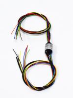 China Miniature Slip Ring Connector 360° Continuous Rotation 5.5mm-15.5mm OD for Weak Current for sale