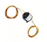 China 12.7mm Through Hole Slip Ring with 3×2A Current Rating and IP54 Protection for Construction Equipment for sale