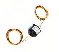China 12.7mm Through Hole Slip Ring with 3×2A Current Rating and IP54 Protection for Construction Equipment for sale