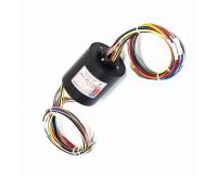 China 18 Circuit Through Hole Slip Ring , 12.7mm Mini Slip Ring For Radar Antenna for sale