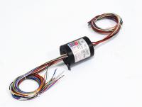 China Hollow Shaft Slip Ring 12.7mm Through Bore Brush Wire Design Compact Stable Signal for sale