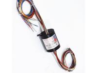 China Hollow Shaft Slip Ring 12.7mm Through Bore Brush Wire Design Compact Stable Signal for sale