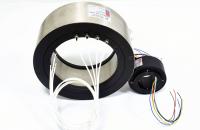 China Carbon Brush Cable Reel Slip Ring 1000VAC with Stainless Steel Housing - 4×7.5A Current Rating, 0-10 RPM Speed for sale