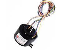 China 12 Circuit 6A Through Hole Slip Ring 35mm Bore for Robot Signal Power Transmission for sale