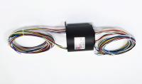 China IP54 Through Bore Slip Ring , Electrical Swivel Joint 0 - 300rpm Rotate Speed for sale