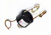 China 80mm Through Hole Slip Ring 4x10A Power 13 Signal 360° Rotation Smooth Low Torque for sale