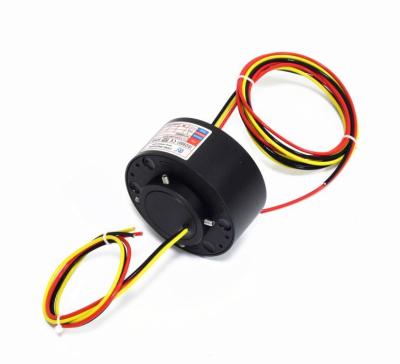 China Industrial Slip Ring 15A 380VAC Continuous Signal Transmission 360 Degree Rotation for sale