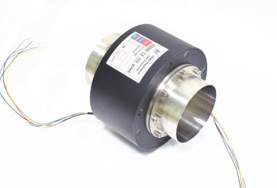 China 6-Group 1Amp Large Slip Ring with 127mm Diameter and IP65 Rating for Food Processing Machinery for sale