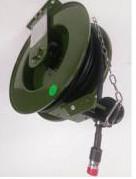 China 1500mm Rope Length Cable Reel Slip Ring with Multi-Coil Spring Design - 200W Power, 4.5dB Insertion Loss for sale