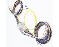 China Single Channel Fiber Optic Rotary Joint with Power and Video Signal Transmission - 380VAC, 0-300 RPM, IP54 Rated for sale