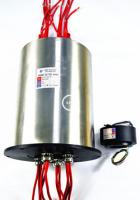 China 100A Current Copper Graphite Slip Ring Carbon Brushes - 96mm Diameter, IP54 Rated for Drill Cranes for sale