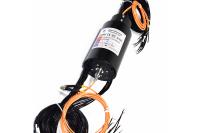China Fiber Optic Rotary Joint Integrated Power Slip Ring 30A 500VAC for Automation Equipment for sale