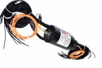 China Fiber Optic Rotary Joint Integrated Power Slip Ring 30A 500VAC for Automation Equipment for sale