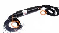 China ST Connector 2 Channel Fiber Optic Rotary Joint 60A 500VAC for Lithium Battery Equipment for sale