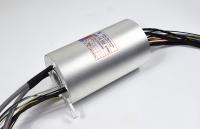 China 0-300 RPM Gigabit Ethernet Slip Ring with 10×10A Power Circuits and IP54 Protection for sale
