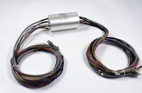 China 0-300 RPM Gigabit Ethernet Slip Ring with 10×10A Power Circuits and IP54 Protection for sale