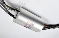 China 0-300 RPM Gigabit Ethernet Slip Ring with 10×10A Power Circuits and IP54 Protection for sale