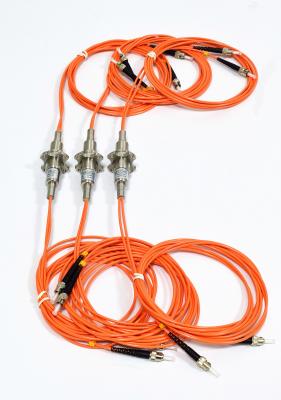 China IP60 Two Channel Fiber Optic Rotary Joint with 100 RPM Speed and 100-200 Million Revolutions Life Cycle for sale