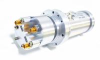 China 3 Channel RF Rotary Joint SMA Female 0-3GHz 1KW Peak Power 60RPM for Radar Systems for sale