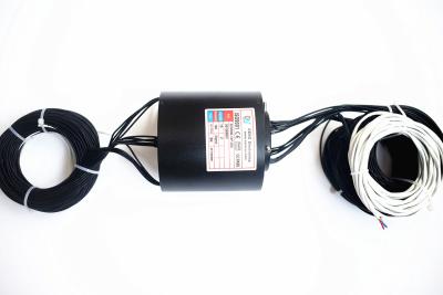 China 3000RPM High Speed Slip Ring with 38mm Through Hole and 15 Circuits for Testing Equipment for sale