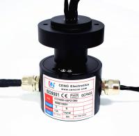 China Four Core Twisted Pair Shielded Wire Slip Ring 10A 380VAC Maintenance Free Small for sale