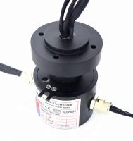 China Four Core Twisted Pair Shielded Wire Slip Ring 10A 380VAC Maintenance Free Small for sale
