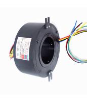 China Compact Through Hole Slip Ring 40mm 5x10A 24x5A High Speed Rotary Joint for Automation for sale