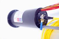 China Hybrid Fiber Optic Slip Ring 2x30A 380VAC with Ethernet and Signal Channels for sale