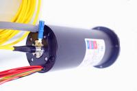 China Hybrid Fiber Optic Slip Ring 2x30A 380VAC with Ethernet and Signal Channels for sale