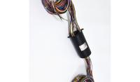 China 380 VAC Through Bore Electrical Slip Ring With Lead Wire Length 4000mm for sale