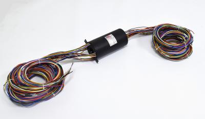 China 380 VAC Through Bore Electrical Slip Ring With Lead Wire Length 4000mm for sale