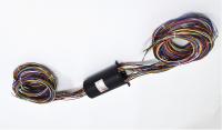 China 380 VAC Through Bore Electrical Slip Ring With Lead Wire Length 4000mm for sale