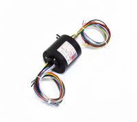 China Signal Transmitting Through Hole Slip Ring 4 * 10A / 8 * 2A For Sea Antenna for sale
