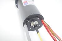 China Four Gigabit Fiber Optic Rotary Joint 1 Channel SM 9/125um IP54 300rpm for sale