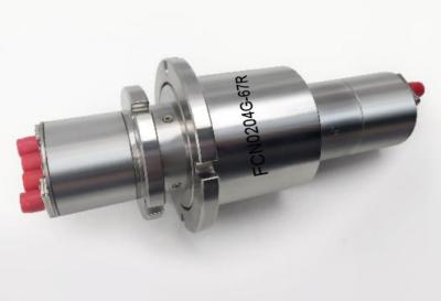 China 2 Or 4 Channel Flange Connection High Frequency Slip Ring With Single And Multi Mode for sale