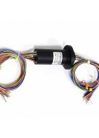 China 56 Circuit Multi Channel Capsule Slip Ring - 25mm OD, 240VAC/DC, 2A per Circuit with Precious Metal Contacts for sale