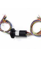 China 56 Circuit Multi Channel Capsule Slip Ring - 25mm OD, 240VAC/DC, 2A per Circuit with Precious Metal Contacts for sale