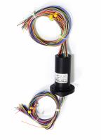 China 56 Circuit Multi Channel Capsule Slip Ring - 25mm OD, 240VAC/DC, 2A per Circuit with Precious Metal Contacts for sale