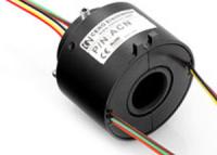 China 6 Circuit Through Bore Slip Ring 12.7mm 0-300rpm 2A 380VAC for Package Equipment for sale