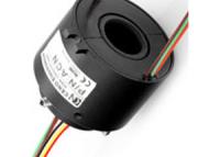 China 6 Circuit Through Bore Slip Ring 12.7mm 0-300rpm 2A 380VAC for Package Equipment for sale