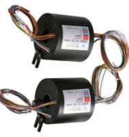 China 380VAC Through Hole Slip Ring 12.7mm Bore Long Life Low Wear Debris Industrial for sale