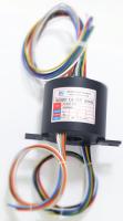 China Through Bore Slip Ring 25.4mm Bore Precious Metal Contacts 12 Circuits 15A 380VAC for sale
