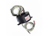 China 18Amp Hollow Shaft Through Hole Slip Ring 2 Circuit 38.1mm Bore Power Signal for sale