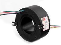 China Electrical Through Hole Slip Ring 80mm Precious Metal Contact 380VAC Signal Power for sale