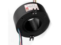 China Electrical Through Hole Slip Ring 80mm Precious Metal Contact 380VAC Signal Power for sale