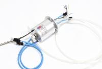 China High Speed Air Rotary Union with 6×5A Power, 2×100M Ethernet, G1/4 Air Channel for 0-250 RPM Applications for sale
